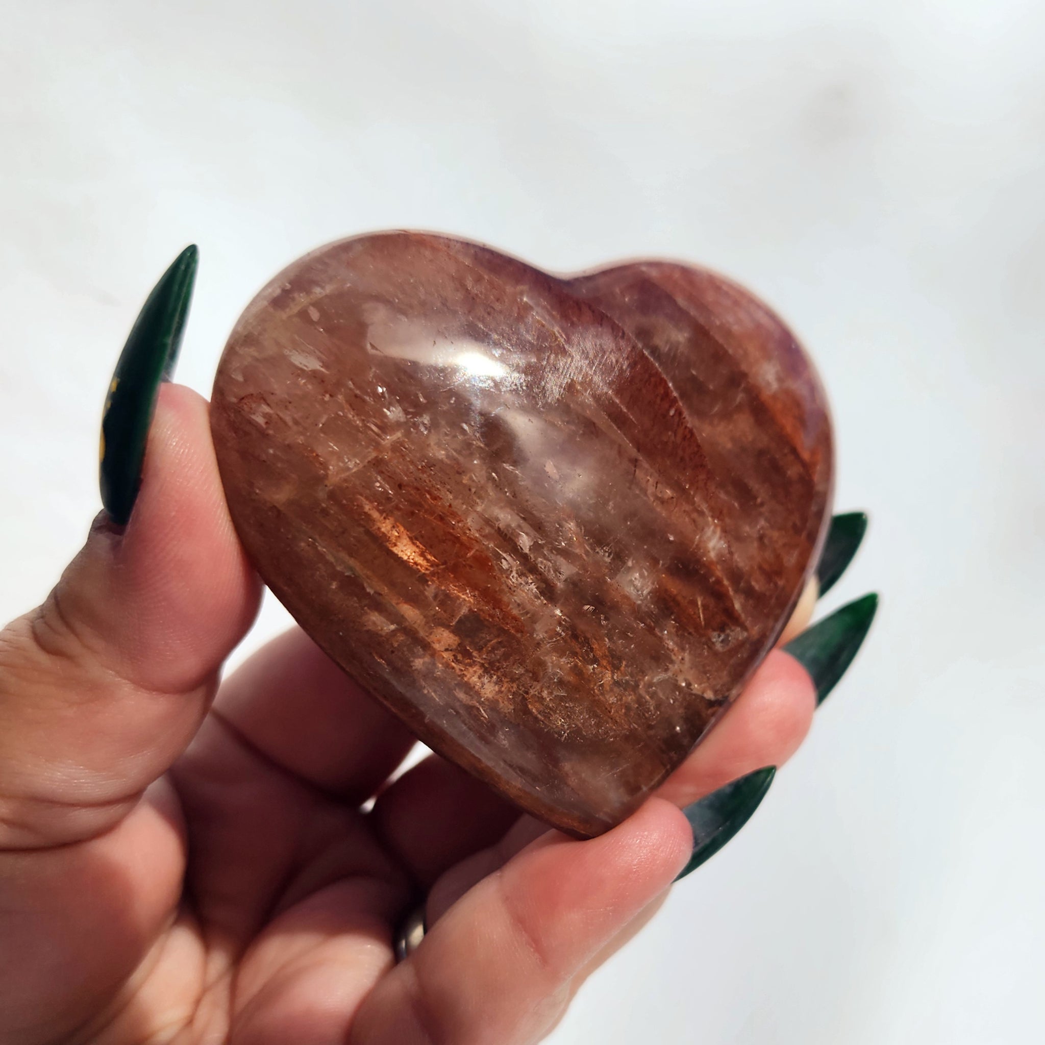 Fire Quartz Heart