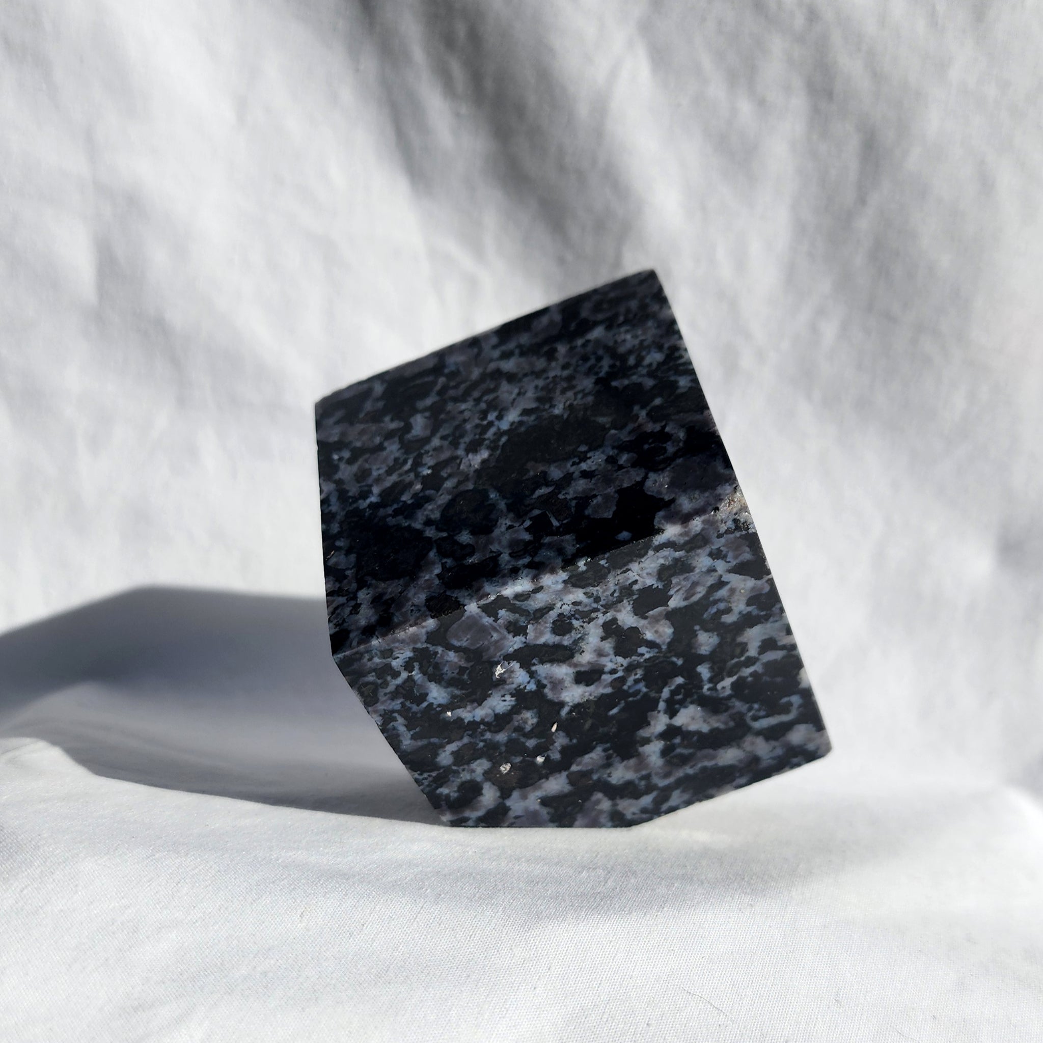 Indigo Gabbro (Mystic Merlinite) Cube
